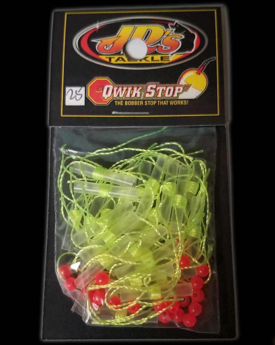 JR's Tackle Quik Stop Bobber Stops 25pk – All Ice Fishing
